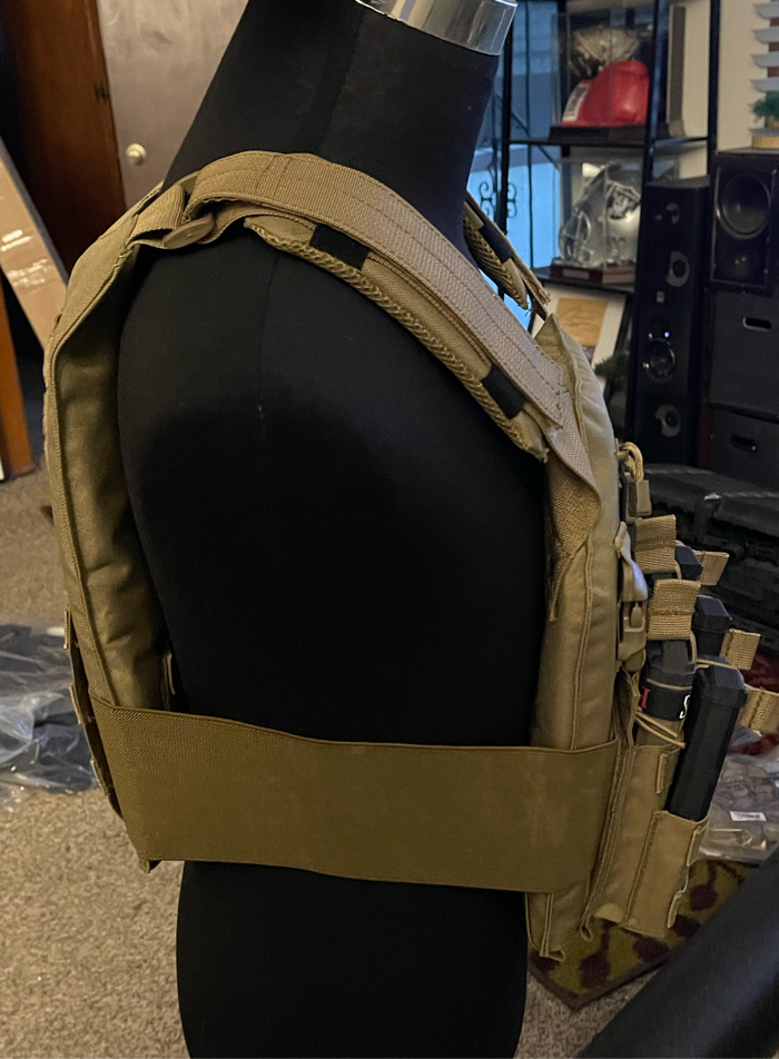 SOLD 🔥SLICKSTER TACTICAL VEST & CHEST RIG (TAN) | HopUp Airsoft