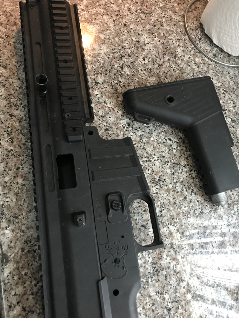 SOLD Scar Upper and Scar stock parts ISSC | HopUp Airsoft
