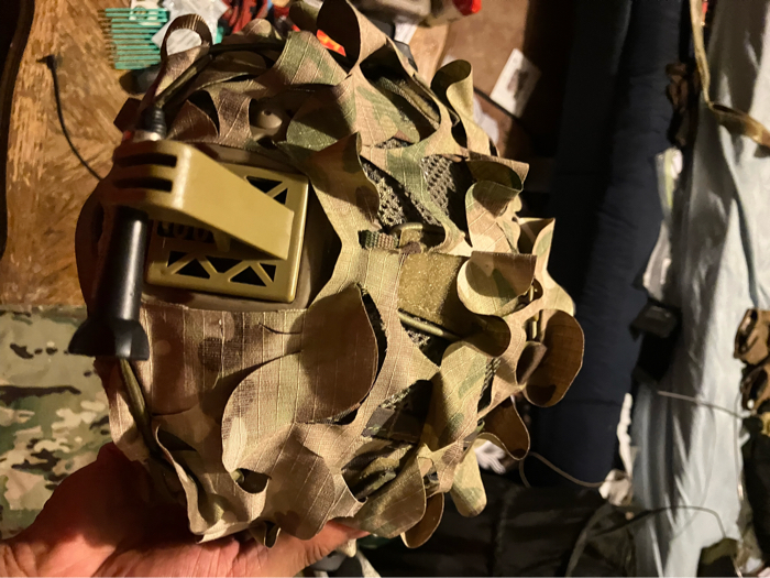 Multicam helmet setup with comms | HopUp Airsoft