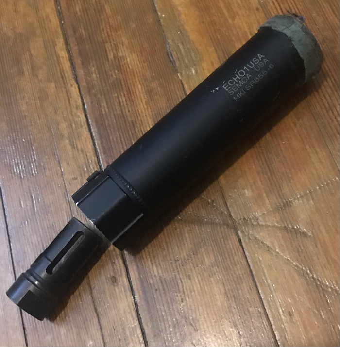 SOLD Old School Surefire Suppressor w/ Flash Hider Echo 1 | HopUp Airsoft