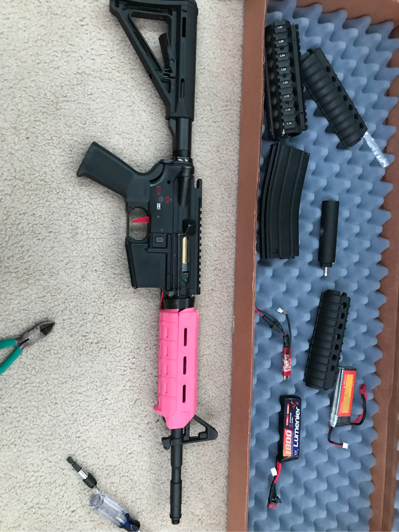 SOLD Wts gun lot and gear lot | HopUp Airsoft