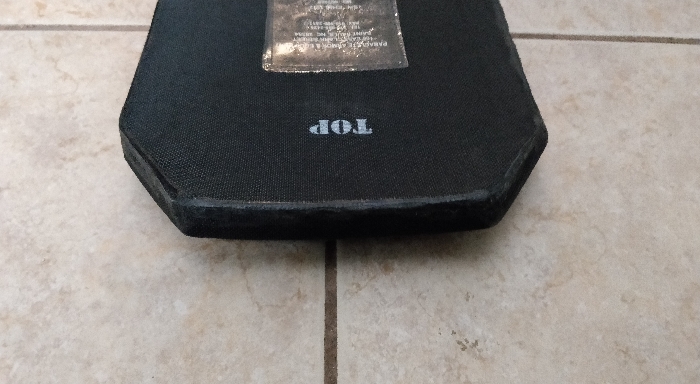 SOLD Paraclete Ceradyne SAPI Plate Medium Long | HopUp Airsoft