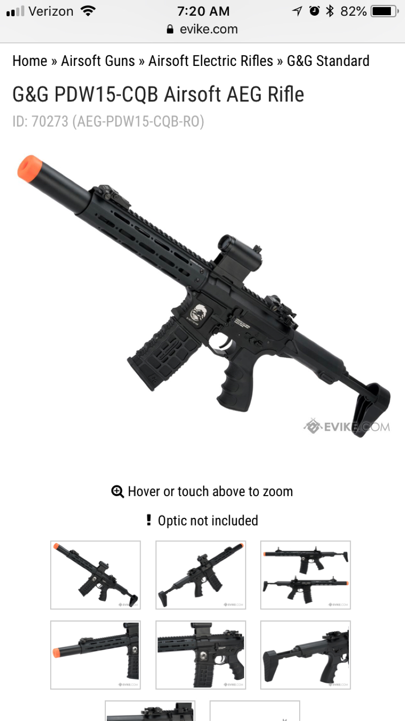 SOLD *WTB*G&g cqb pdw/krytac trident | HopUp Airsoft