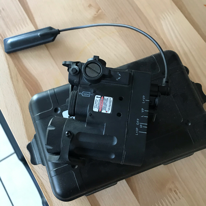 SOLD MK2 DBAL RED LASER LIGHT COMBO 800 lUMEN PEQ WITH | HopUp Airsoft