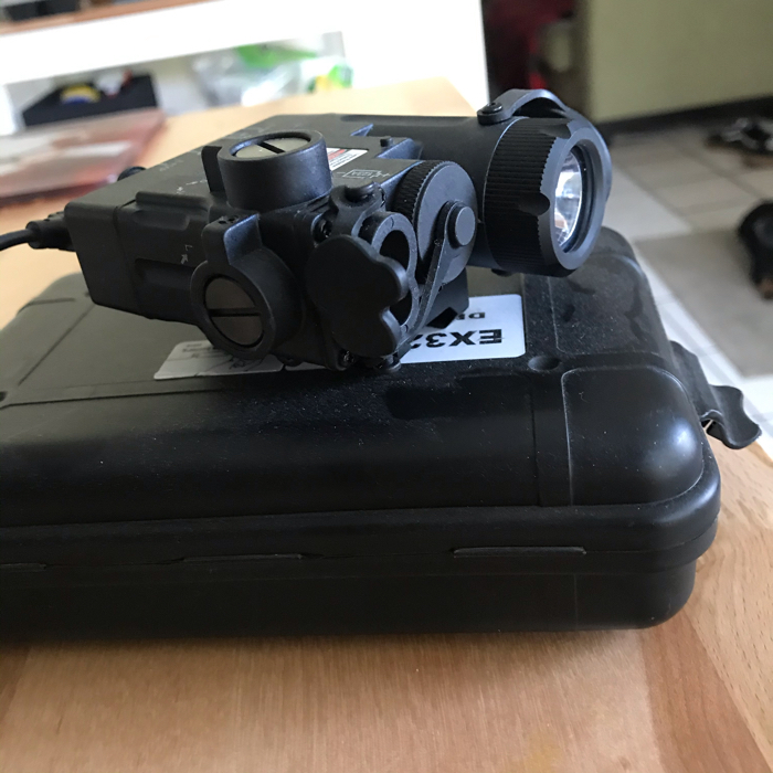 SOLD MK2 DBAL RED LASER LIGHT COMBO 800 lUMEN PEQ WITH | HopUp Airsoft