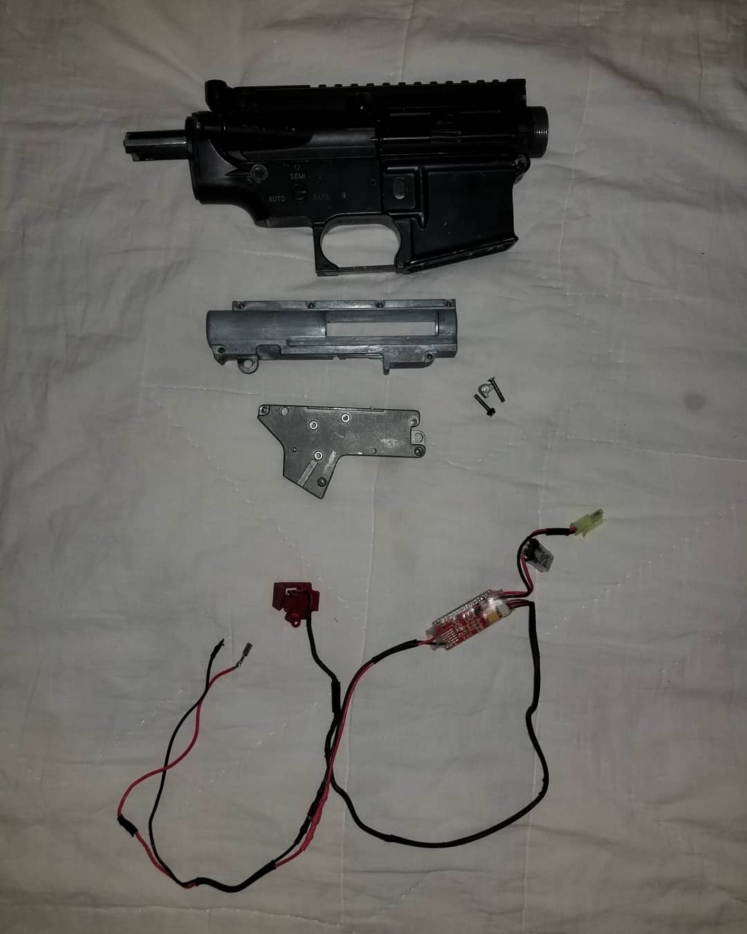 SOLD ICS Split Gearbox & recievers, airframe helmet | HopUp Airsoft