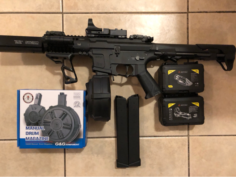 SOLD Must Read!! G&G APR 9 AEG Fully Accessorized | HopUp Airsoft