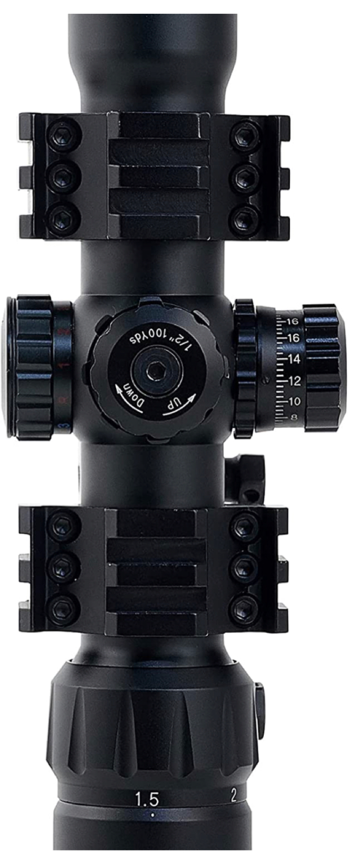 🔥CLEARANCE🔥1” Tactical Real Steel Scope Mount with 20mm picitany top ...