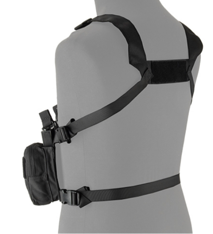 SOLD 🔥 D3CR-H Heavy Chest Rig(Color: Black ) | HopUp Airsoft