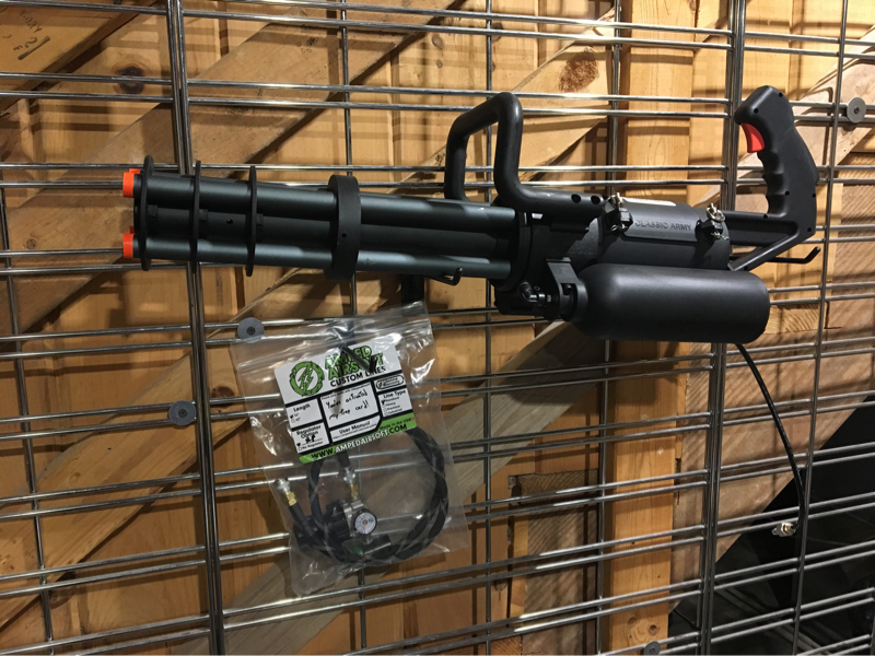 SOLD classic army micro minigun with regulator | HopUp Airsoft