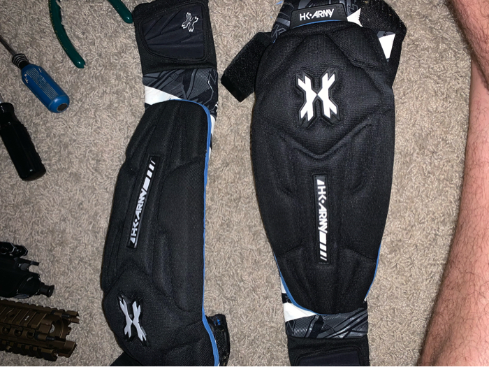 HK Army crash arm pads | HopUp Airsoft