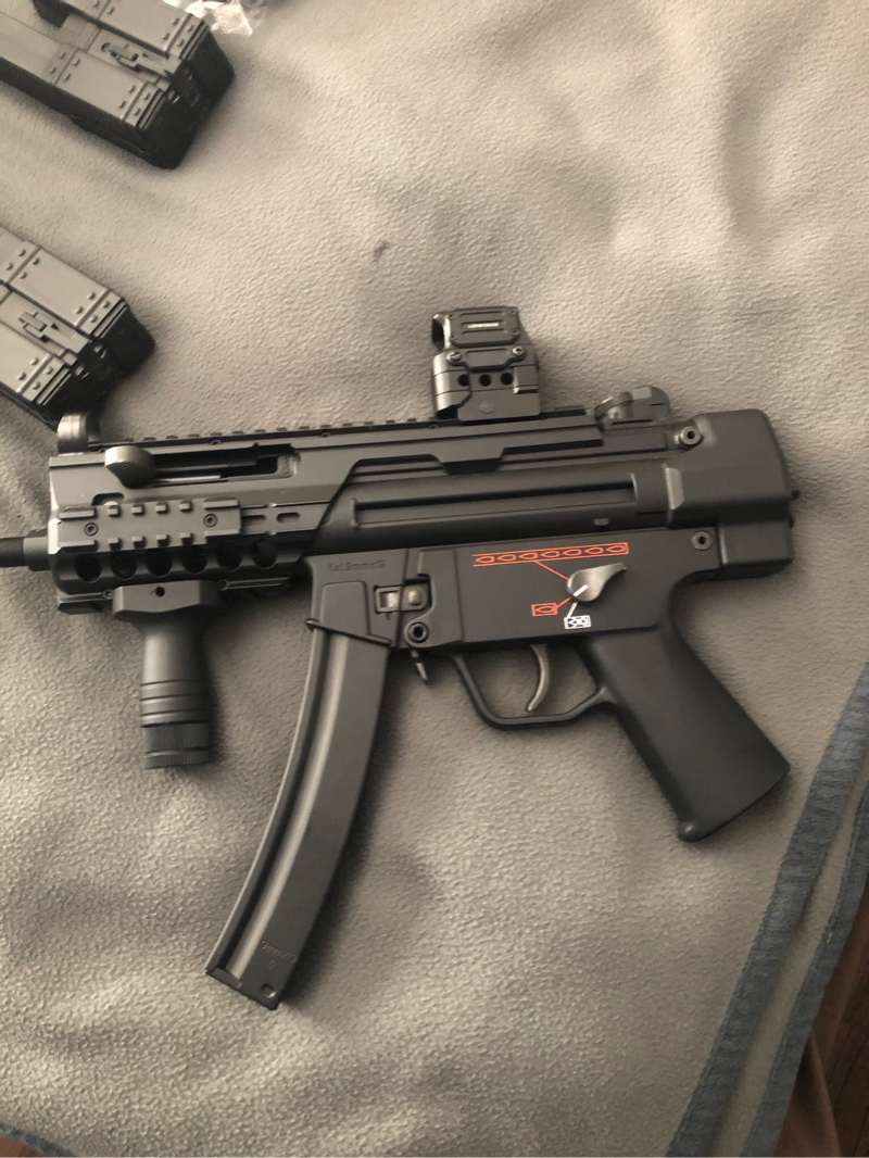 SOLD Tokyo Marui MP5K HC with extras | HopUp Airsoft