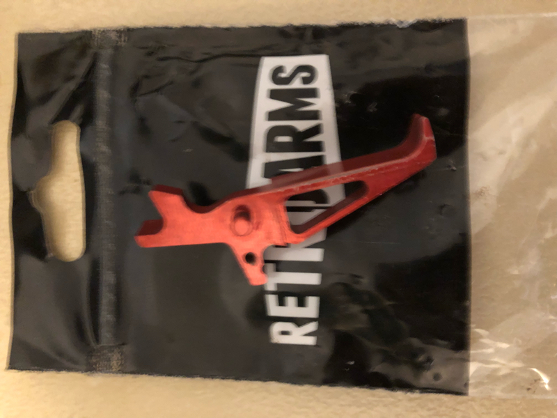 SOLD Retro Arms Trigger (Red) Type B | HopUp Airsoft