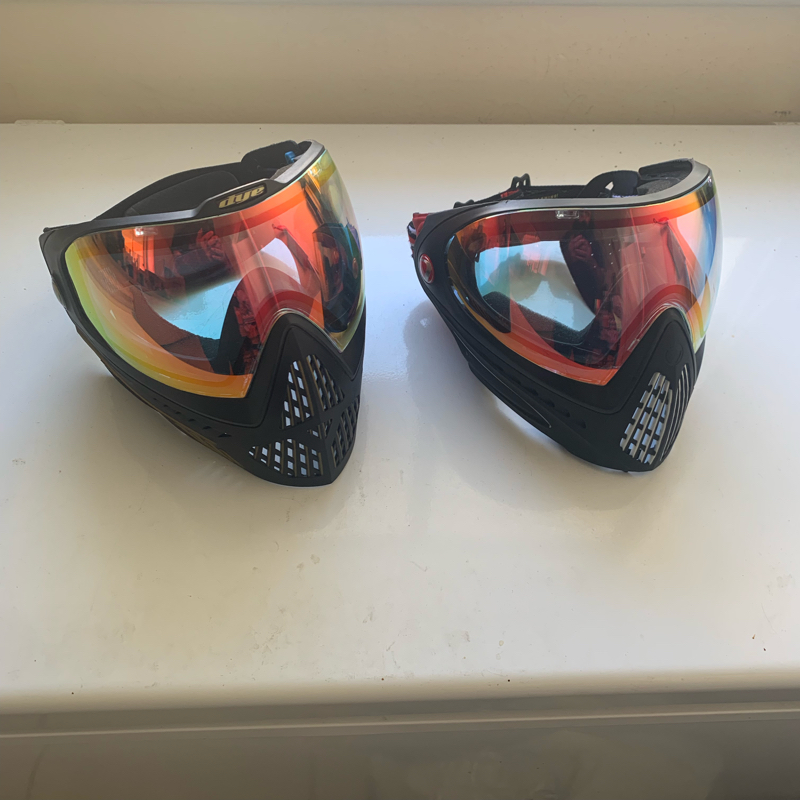 SOLD Dye Masks: i5 black and gold i4 black and red | HopUp Airsoft